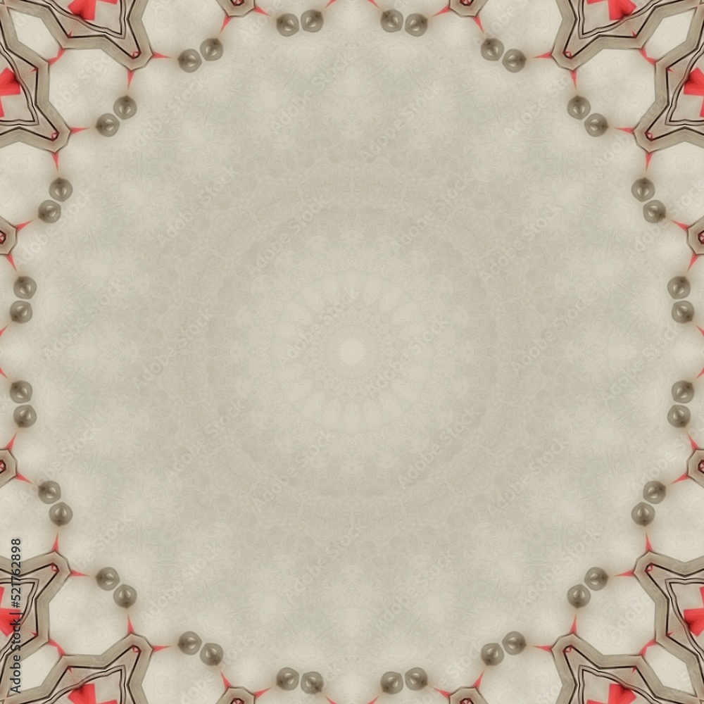 Mystical pattern design for the background. 3d illustration art for ...