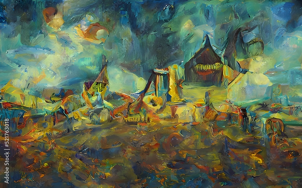 Conceptual Abstract Paintings