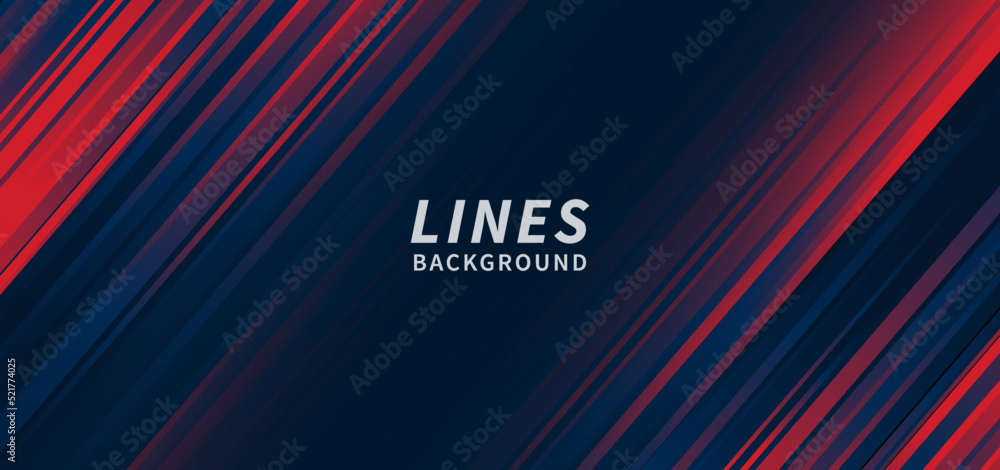 Abstract diagonal light red and blue stripe lines background. You can ...