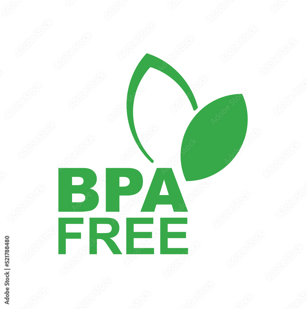bpa free icon on white background Stock ベクター | Adobe Stock