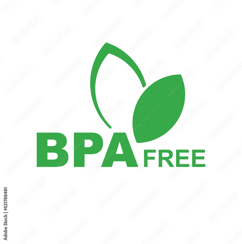 bpa free icon on white background Stock Vector | Adobe Stock