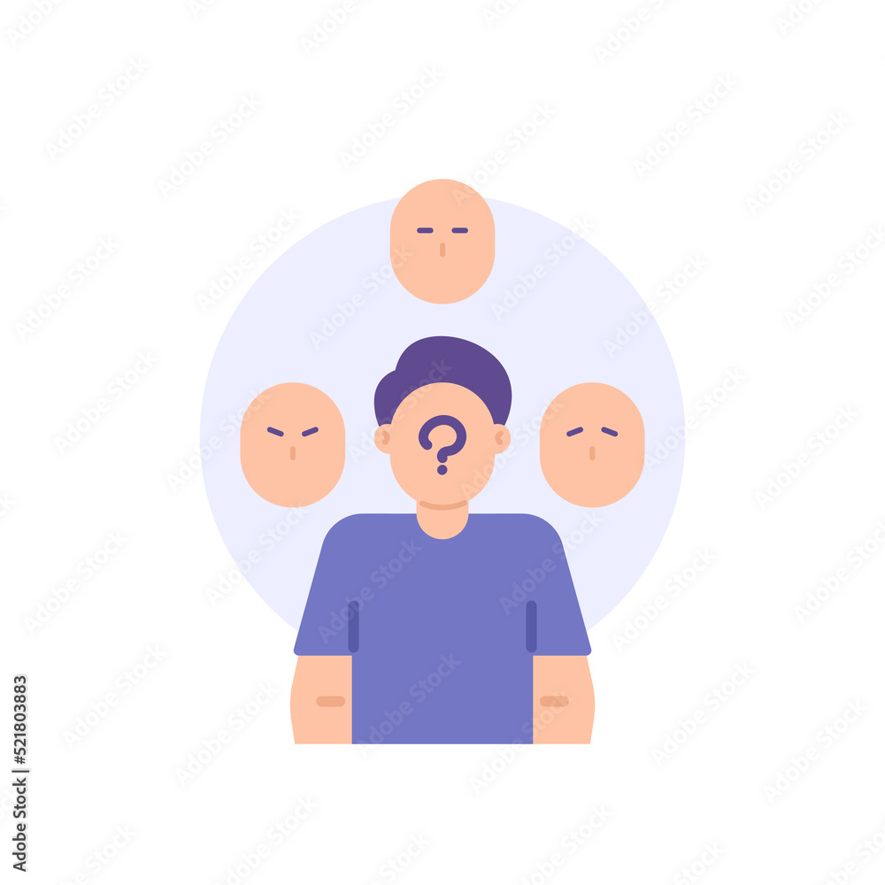 identity crisis, mysterious person, anonymous. a person with multiple ...