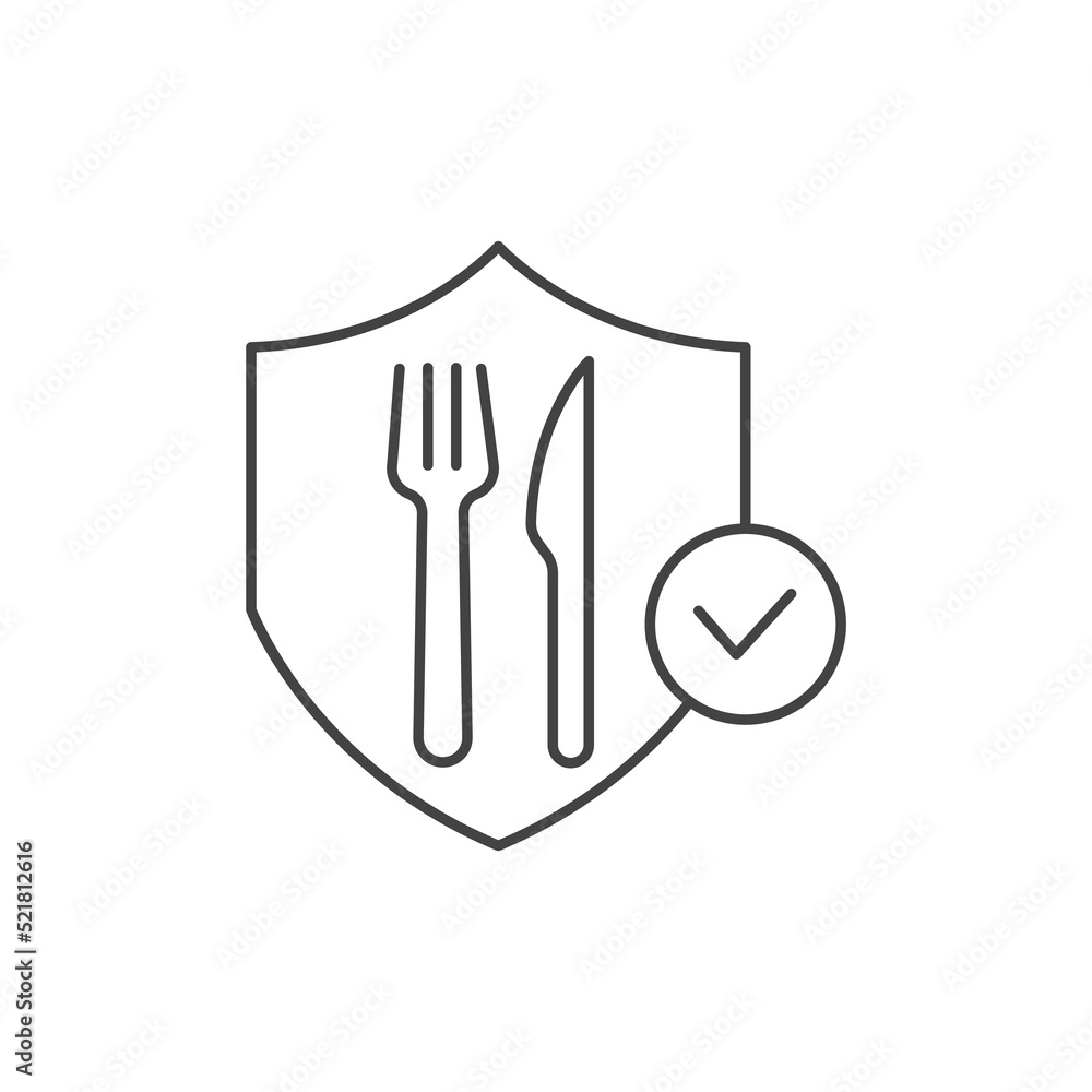 food safety icons symbol vector elements for infographic web Stock ...