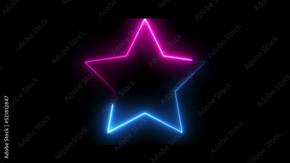 glowing neon space shiny star night abstract ,isolated light effect ...