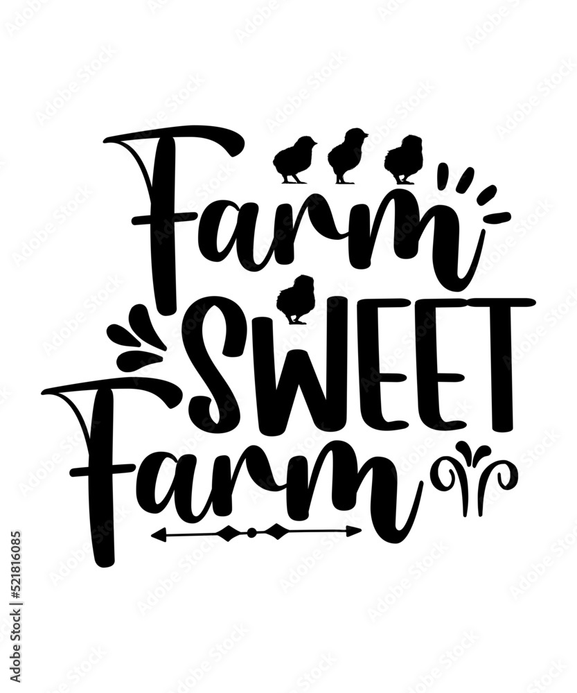 Farmhouse SVG Png Dxf Eps, Farmlife SVG Bundle, Farming Saying And ...