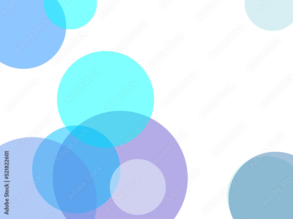 Abstract blue circles overlay with transparent PNG background Stock ...