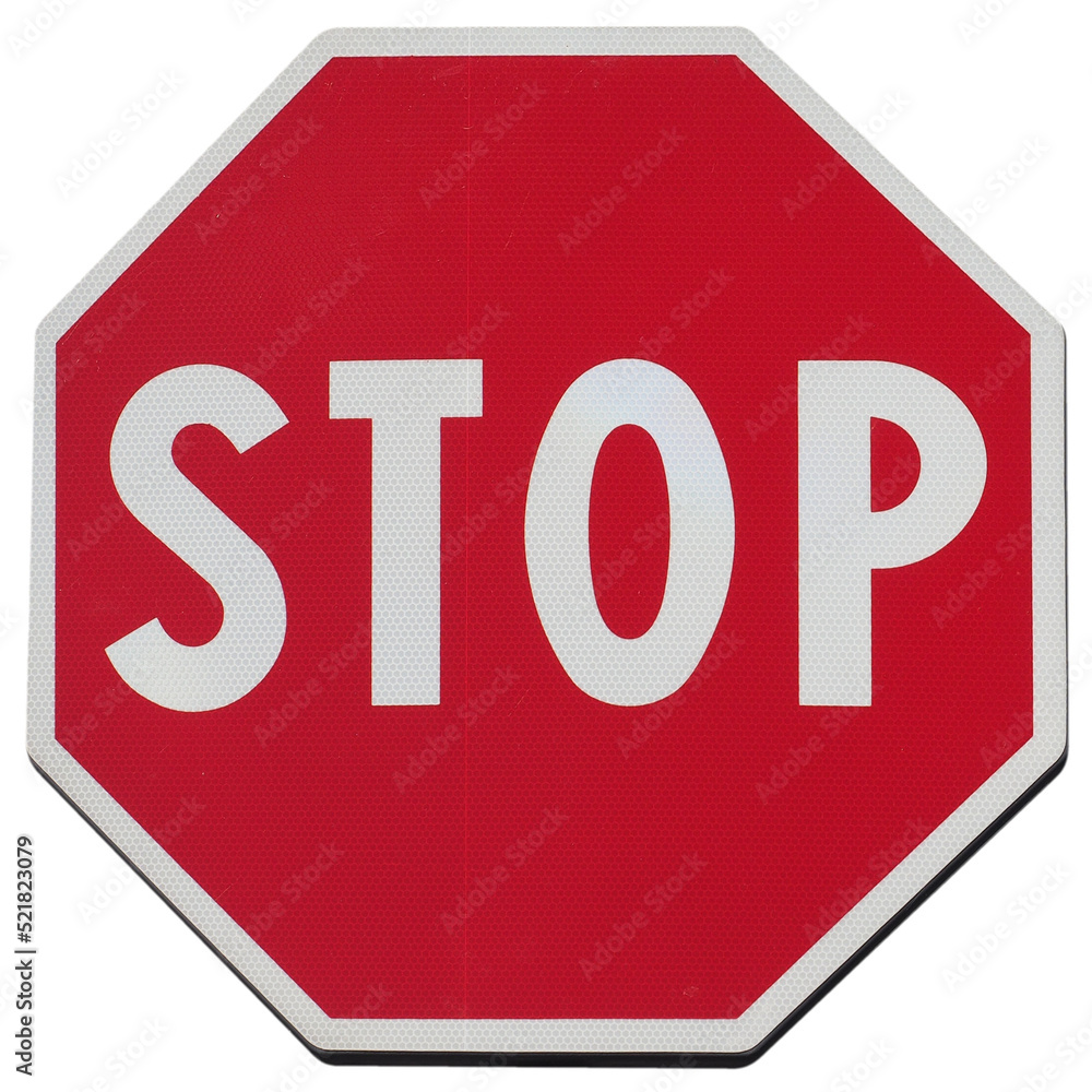 stop sign transparent PNG Stock Photo | Adobe Stock