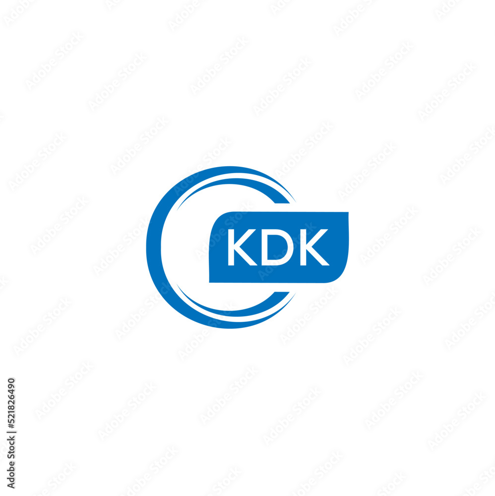 KDK letter design for logo and icon.KDK typography for technology, business and real estate ...