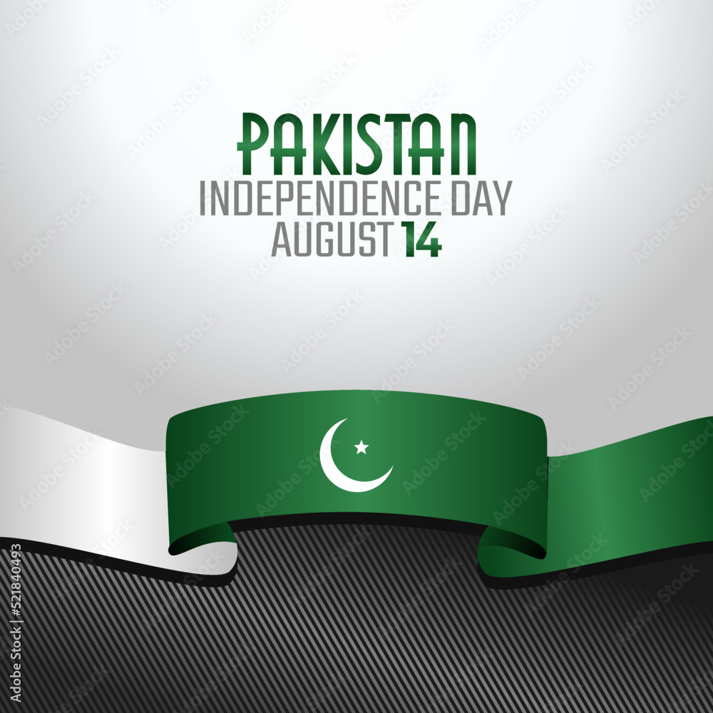 vector graphic of Pakistan independence day good for Pakistan ...