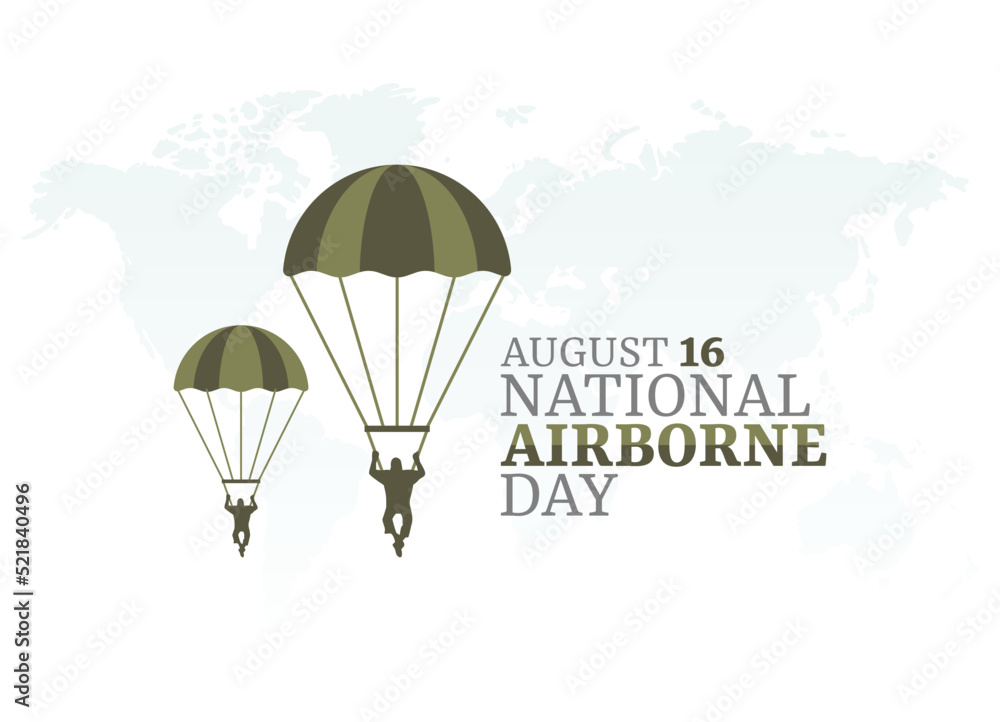vector graphic of national airborne day good for national airborne day ...