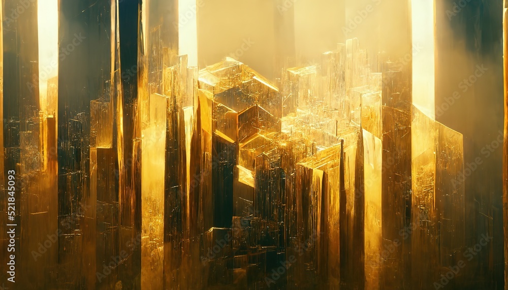 Abstract luxury golden background. Mysterious beautiful shiny gold ...