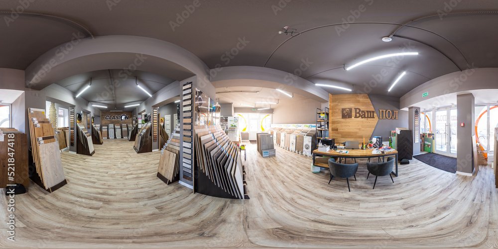 Foto de Full spherical seamless hdri panorama 360 degrees angle inside ...
