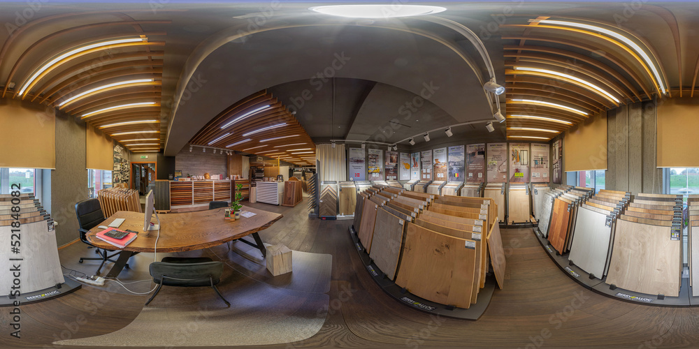 Full spherical seamless hdri panorama 360 degrees angle inside floor ...