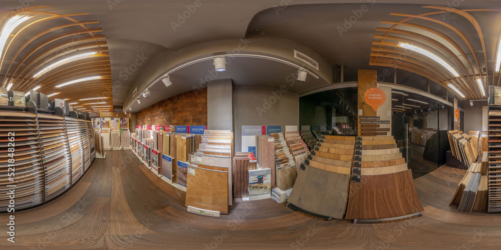 Full spherical seamless hdri panorama 360 degrees angle inside floor ...