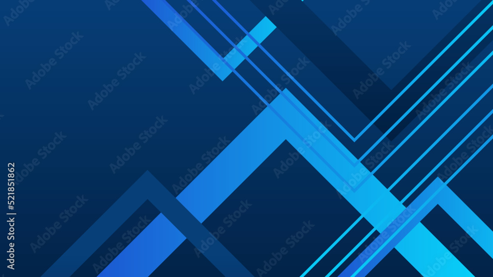 Modern abstract blue background with halftone light multiply and shiny ...