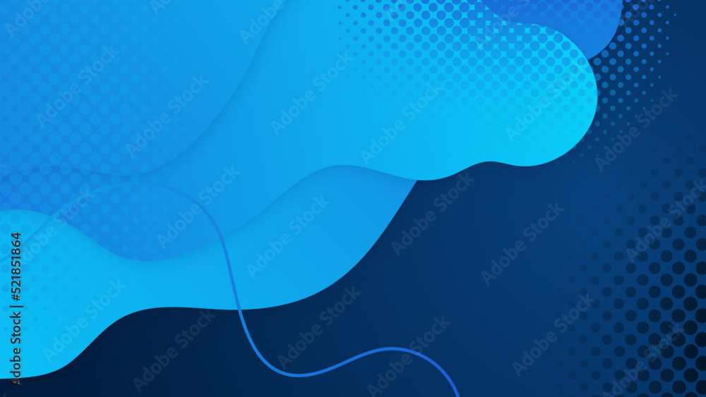 Blue abstract background for business presentation template Stock ...