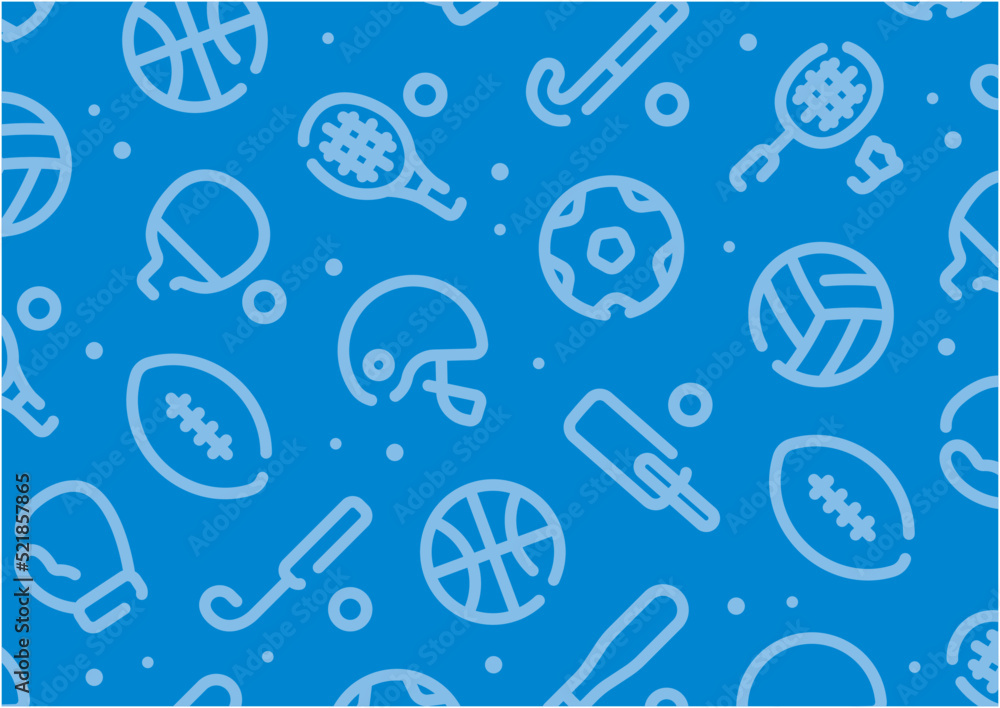 Sports pattern background for graphic design.A-size horizontal. Stock ...