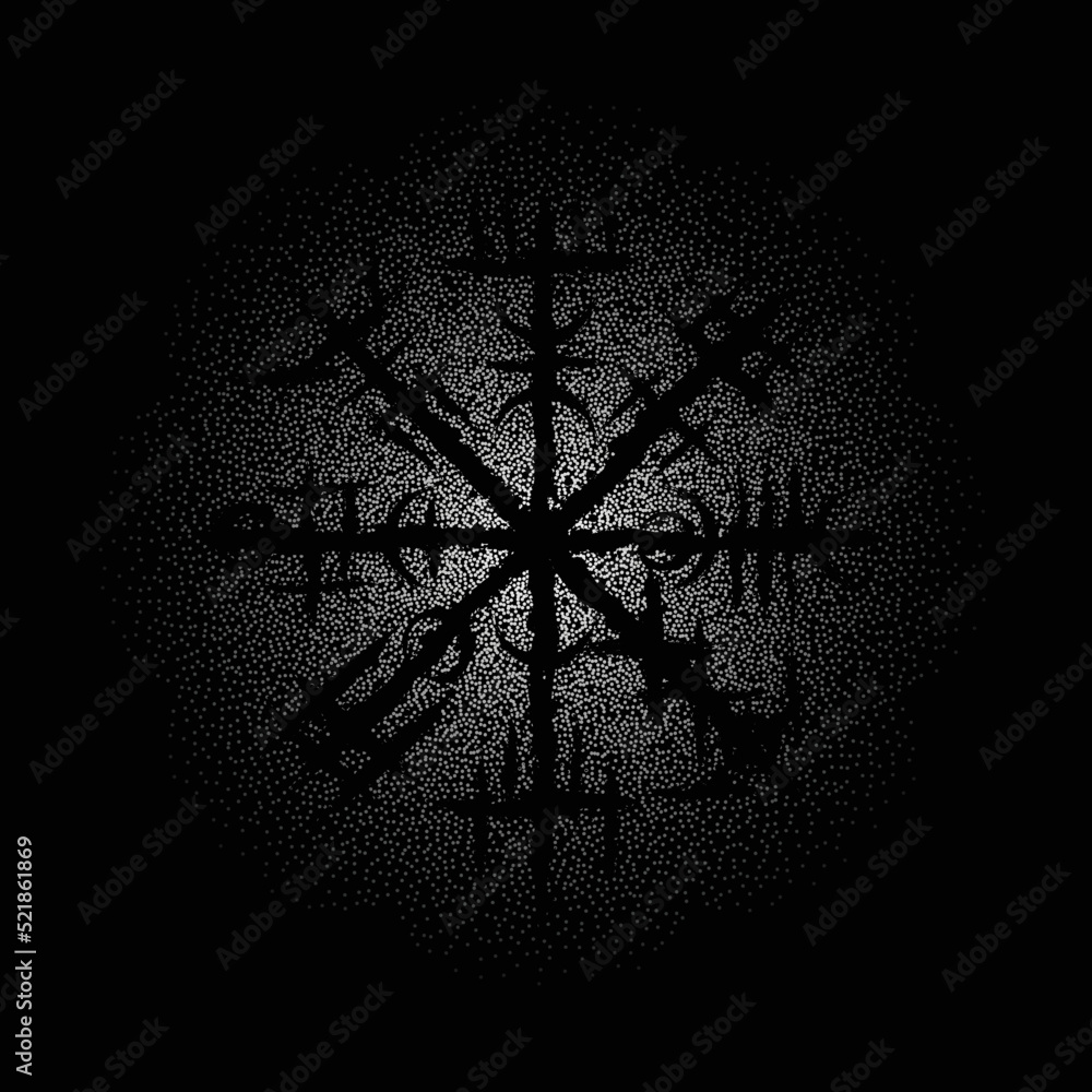 Viking black abstract runes background Stock Vector | Adobe Stock