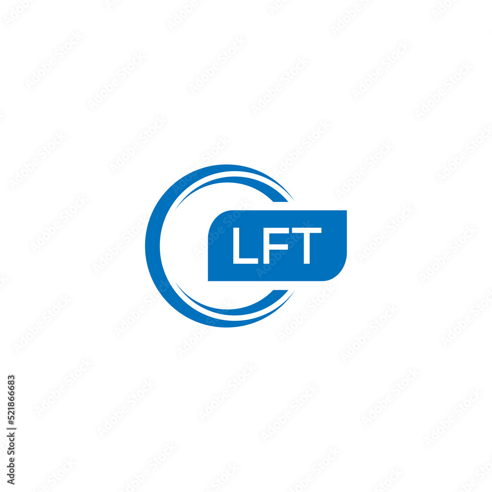 LFT letter design for logo and icon.LFT typography for technology ...