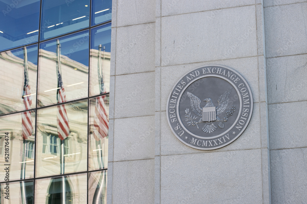 Washington, DC, USA - June 25, 2022: The logo of the U.S. Securities ...