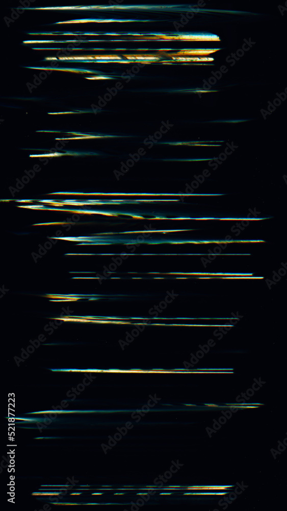 Glitch overlay. Digital noise. Distortion photo editor layer. Blue ...