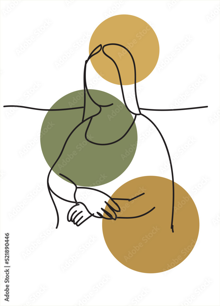 Abstract hand drawing vector with geometric shapes and stripes inspired ...