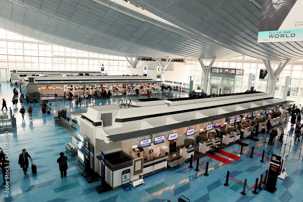 Terminal 3(international terminal ) of Haneda Tokyo International ...