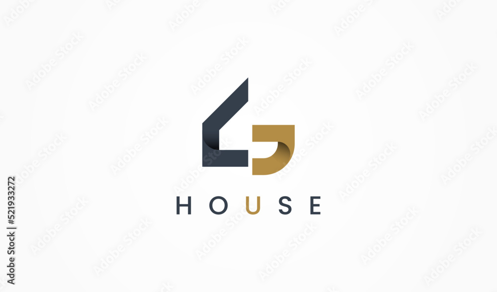 Geometric Letter G House Logo. Usable for Business and Company Branding ...