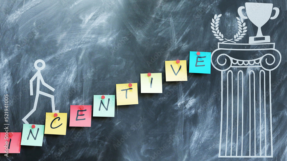 Incentive make steps to success, wealth and prosperity in personal and ...