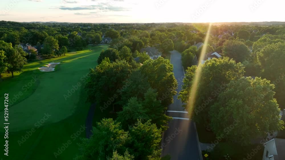 Upscale mansion homes in private gated country club community. Golf ...