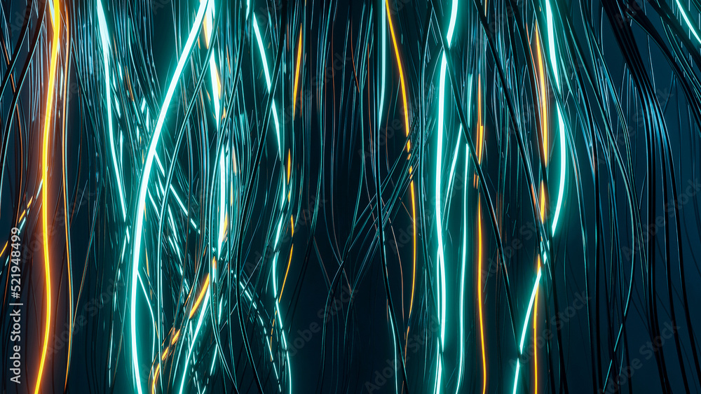 3D metallic veins effect, futuristic dark background, gamer, absbright ...