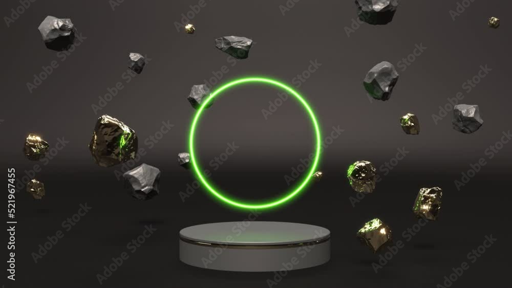 Mockup empty scene Studio background able to loop seamless 4k Stock ...