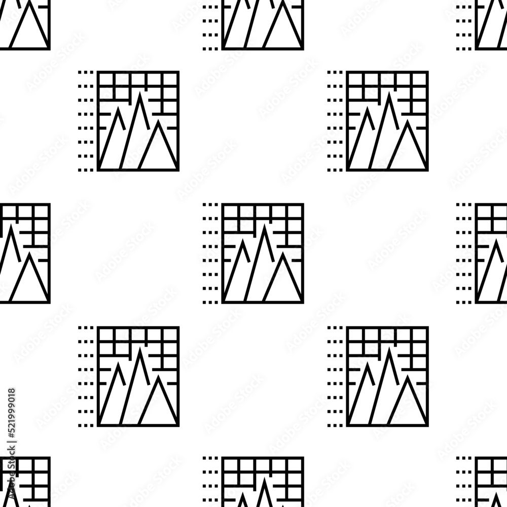 pyramid chart icon pattern. Seamless pyramid chart pattern on white ...