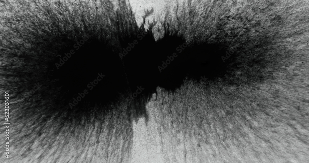 Black ink splash texture. Wet dye stain. Ripped edge overlay. Paint ...