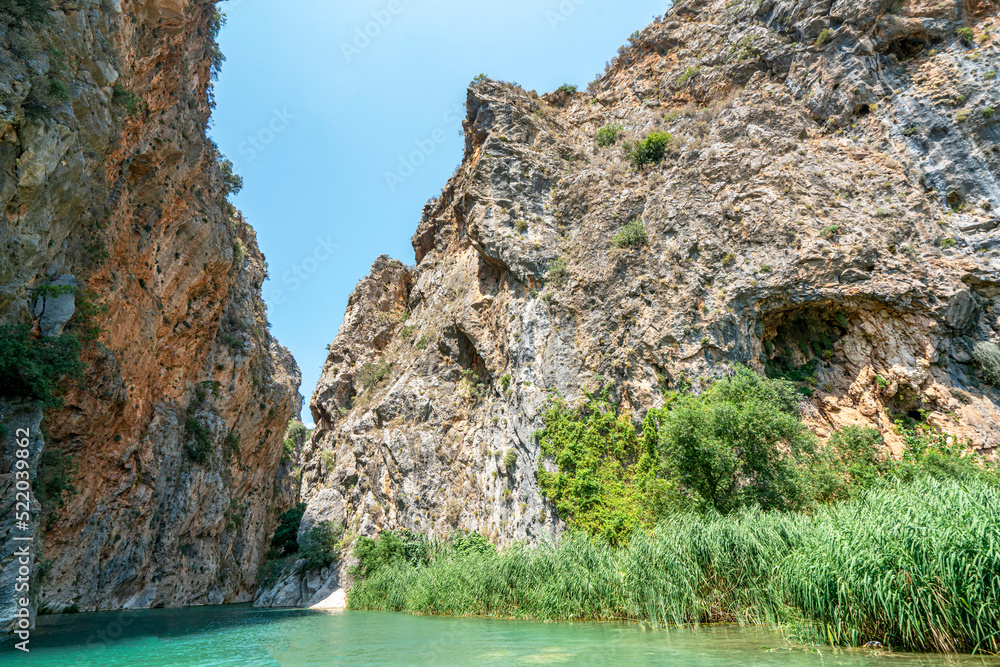Kapuz Canyon is located 10 km from the center of Antalya in the ...
