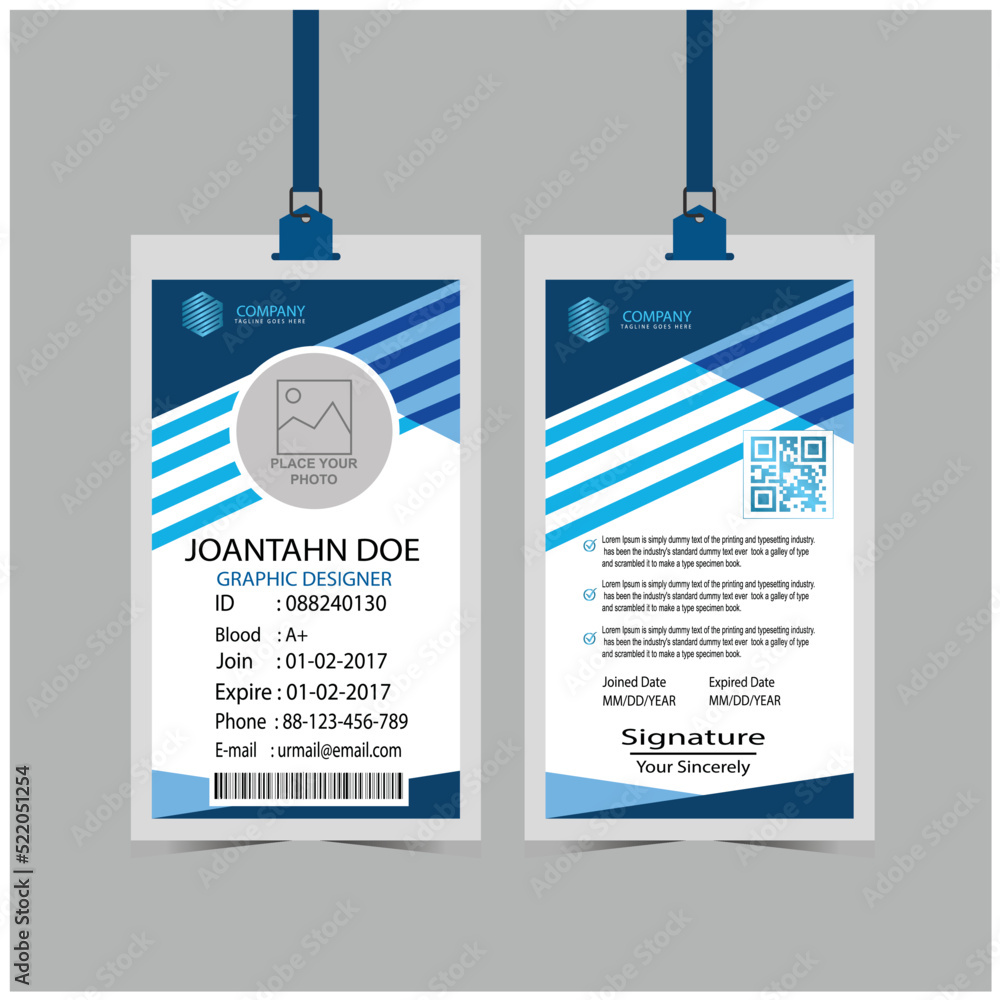 Print ready Id Card, Business Id Card, best id card design ... Print ready Id Card, Business Id Card, best id card design ...