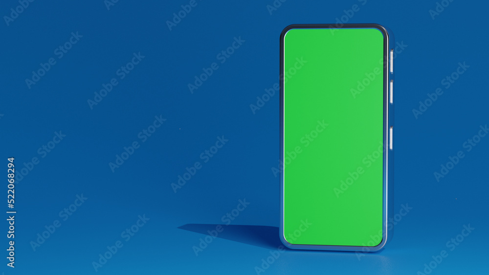 CHROMA KEY SCREEN - GREEN SCREEN - Smartphone #2 Stock Illustration ...