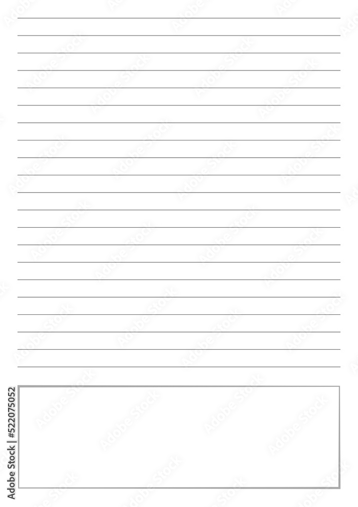 Blank Sheet Of Paper To Write On