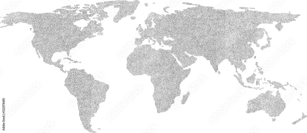 world map seamless vector dot texture individually drawn repeatable ...