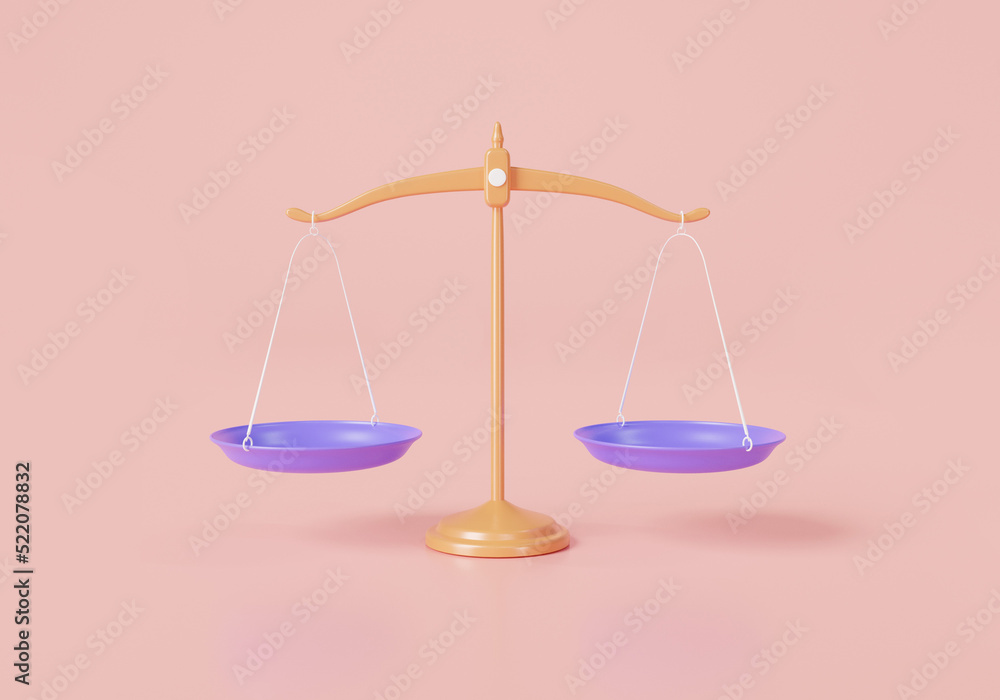 Golden scales of justice . Balance and justice. law concept. judgement ...