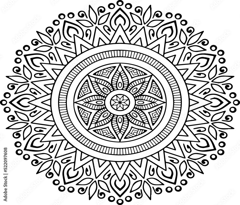 Mandala is a geometric representation of the dynamic relationship ...