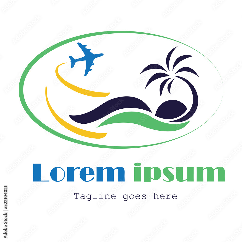 Travel agency vector logo template. Holiday logo template. travel icon ...