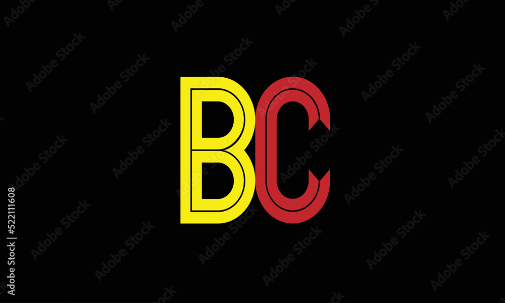 Alphabet letters Initials Monogram logo B 'C'C ' B ' C ' AND C Stock ...