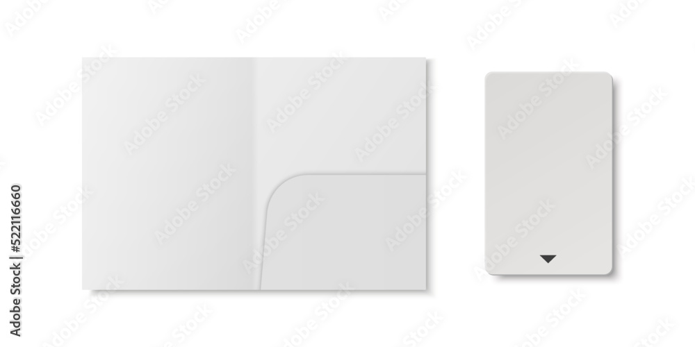 Vector 3d Realistic White Guest Room, Plastic Hotel Apartment Keycard ...