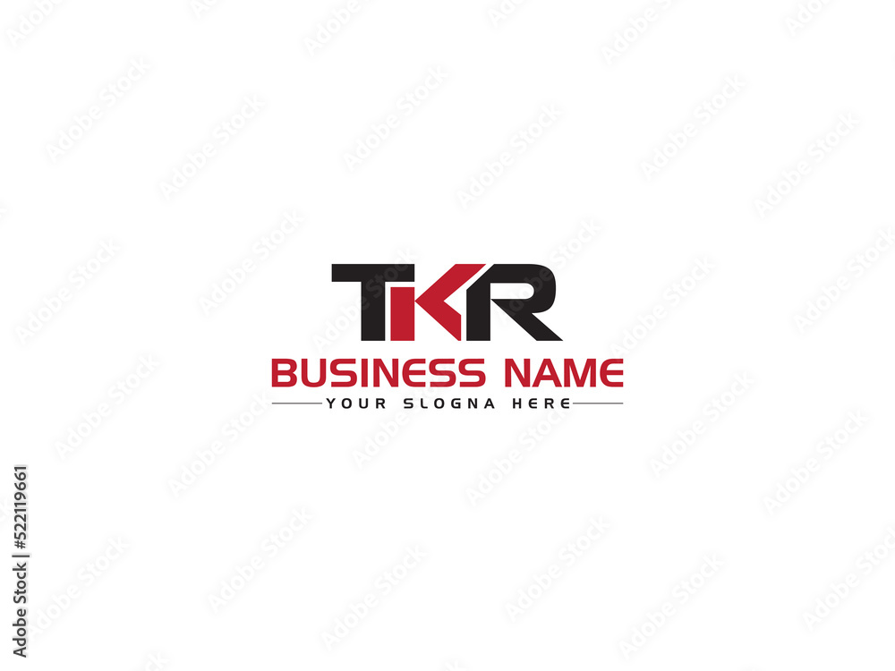 Monogram TKR Logo Icon Vector, Colorful TK Logo Letter Vector Image ...