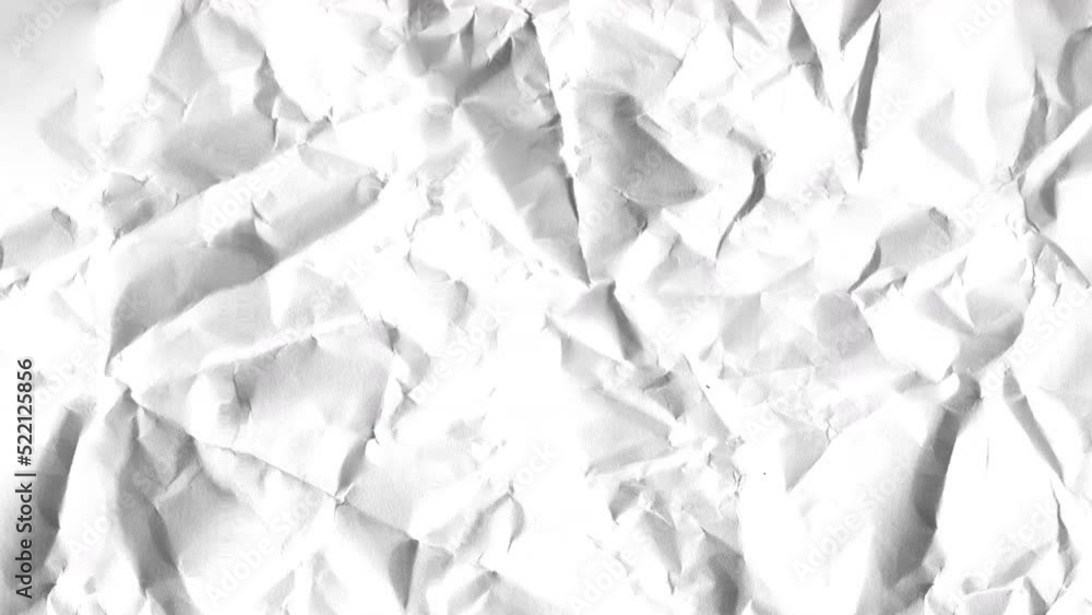 Stop Motion video with white mint paper. 4k video with texture of ...