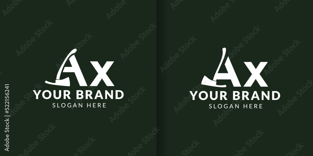 War ax logo. Simple illustration of war ax vector logo for web Stock ...