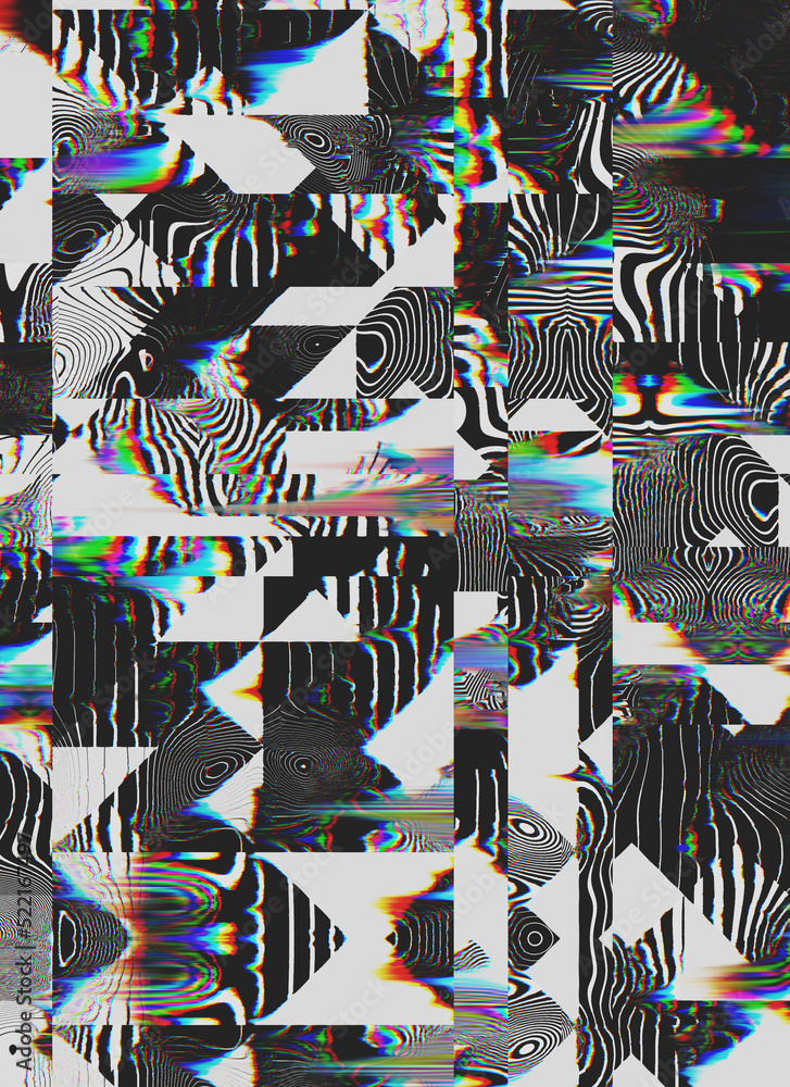 RGB glitch background / collage Stock Photo | Adobe Stock