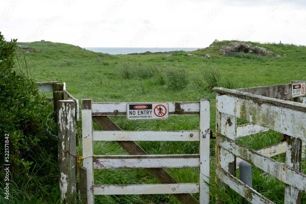 No entry gate Stock Photo | Adobe Stock