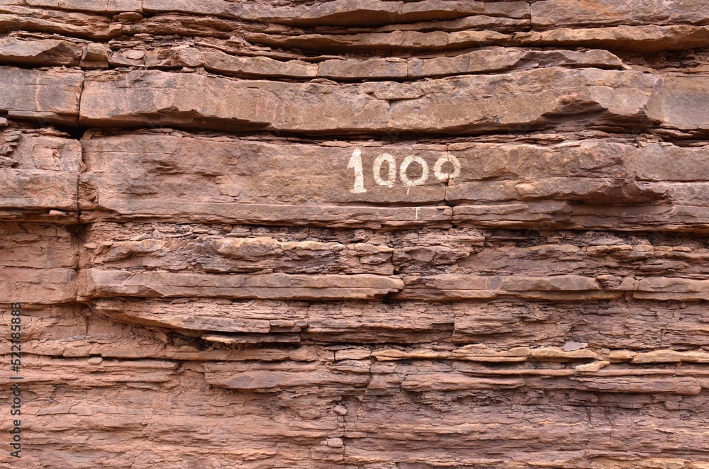 Sedimentary rock texture background Stock Photo | Adobe Stock